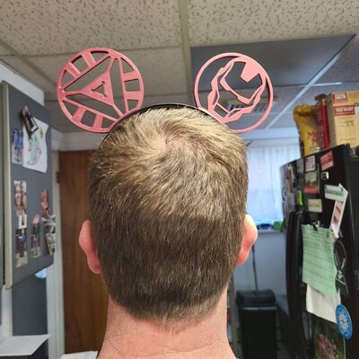 Iron Man Mickey Mouse Ears, 3D Iron Man Minnie Mouse Ears, Iron Man ...