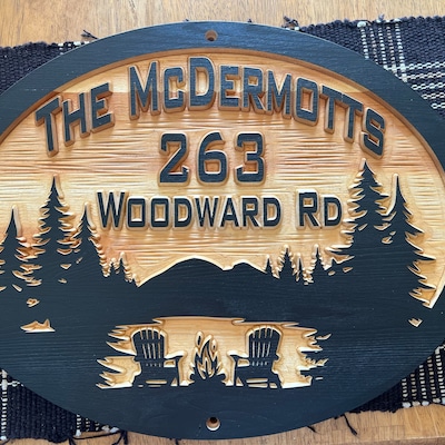 Outdoor Rustic Farmhouse Wooden Sign Personalized Rustic - Etsy