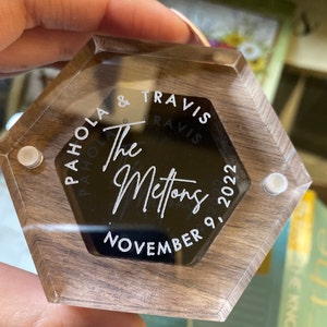 Hexagon Wood Tray Ring Dish Key Coin Jewelry Tray Gift for | Etsy