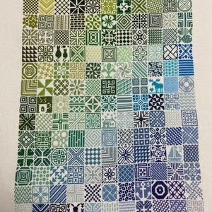 Rainbow Quilt Counted Cross Stitch Pattern - Etsy