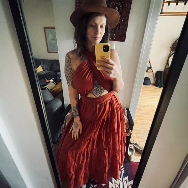 Red Greek Goddess Dress • Boho Tribal Dress • Cocktail Minimalist Dress ...