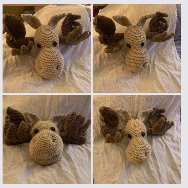 PATTERN - Moses the Moose - Crochet Amigurumi Pattern - Etsy