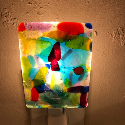 Fused Glass Bunting Flags Transparent Suncatcher Glass Flags - Etsy