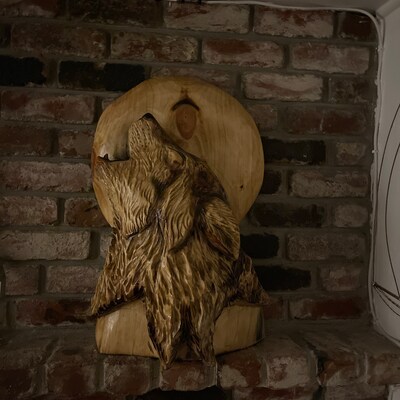 Wood Spirit Carving. Carved Wood Spirit. Mountain Man. Chainsaw Carving ...