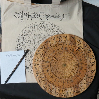 Cypher Wheel, Cipher Wheel, Ogham Enochian Koine Greek Secret Codes ...