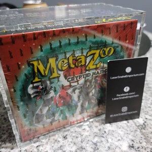 Metazoo Theme Deck or Release Deck Display Case Fits Cryptid | Etsy