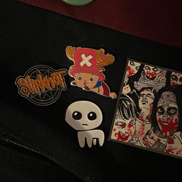 Chopper Kawaii Chibi Anime Hard Enamel Pin, 1.5 Inch Gold Pin, Straw ...