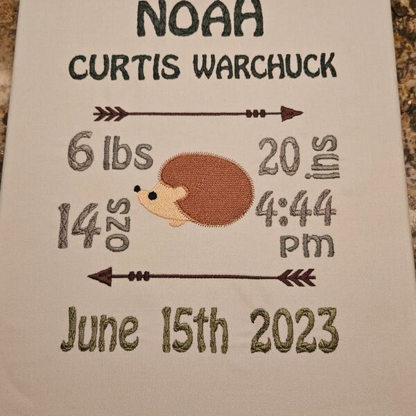 Mini Porcupine Embroidery Design, Small Porcupine Machine Embroidery ...