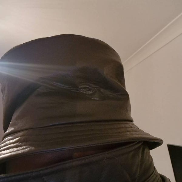 Pale Blue/green Slouchy Top Hat, Appliqué Detailing, Unique Top Hat ...