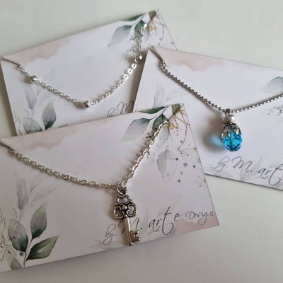 Mermaid Talisman, Sea Ocean Real Shell Bead Chain Sea Terrarium ...