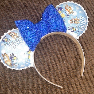 Bluey Mouse Ears, Mouse Ears, Bingo Ears, Bluey and Bingo, Bluey Disney ...
