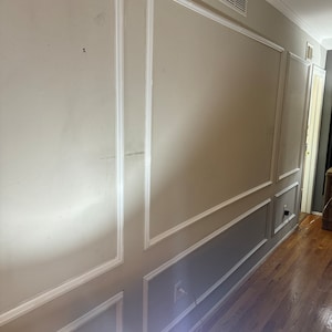 Wall Molding Package Ready to Assemble, Pre-cut Factory Primed, Nested ...