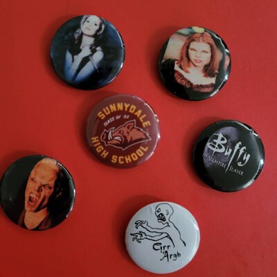 6x Buffy the Vampire Slayer Button Badges Set. 25mm Badges, - Etsy UK