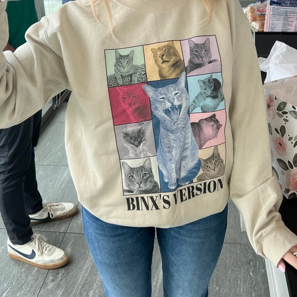 Customizable Eras Sweatshirt, Eras Tour Gift for Dog Mom, Crewneck Fan ...