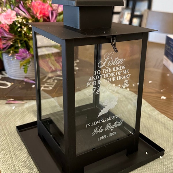 Listen to the Birds and Know Sympathy Gift | Bird Feeder Memorial Gift ...