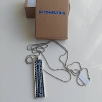 REAL Circuit Board Necklace, Small Rectangle, Gift for Computer Nerd, Recycled Computer ...