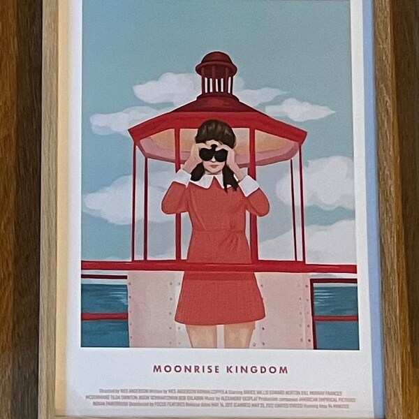 Isle of Dogs Wes Anderson Movie Poster Film Print Original Illustration ...