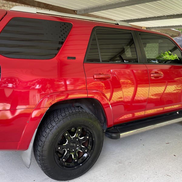 Fits 2015-2020 Chevy Tahoe Rear Side Windows Punisher Distressed ...