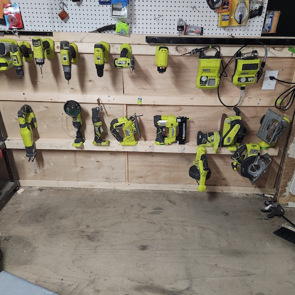 6 Pack - Tool Mounts/hangers/holders/brackets for Ryobi 18v/ryobi One ...