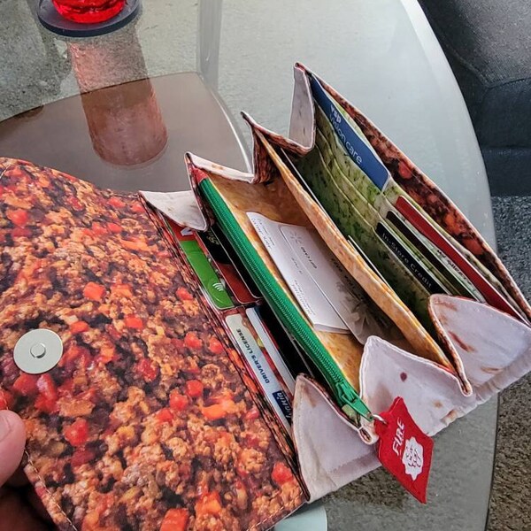 The Snack Sized Burrito Wallet! - Etsy