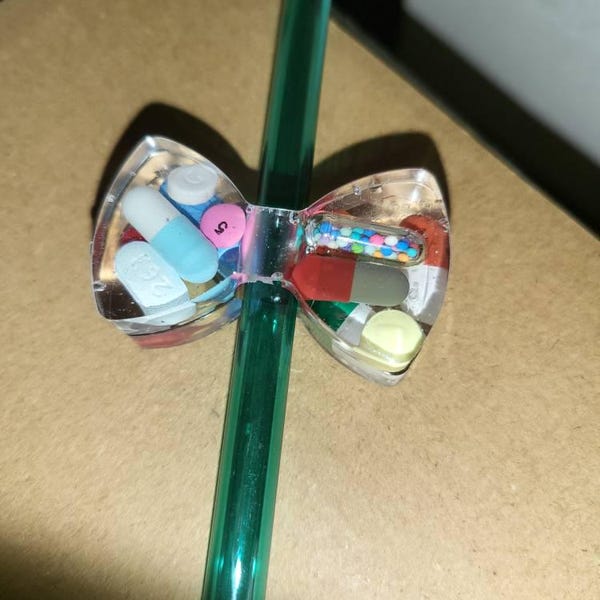 NEW Smaller 6"x6" Chill Pill Resin Art - Xanax - Etsy