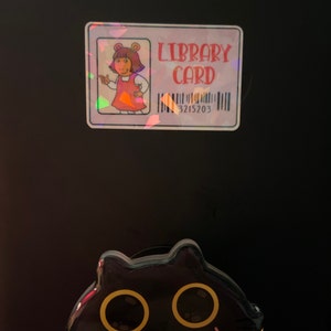 DW Library Card Arthur Library Card Sticker Kindle - Etsy