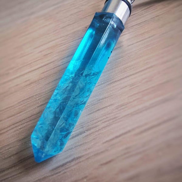 Star Wars Lightsaber Kyber Crystal 100 % Handcrafted Glowing Replica ...
