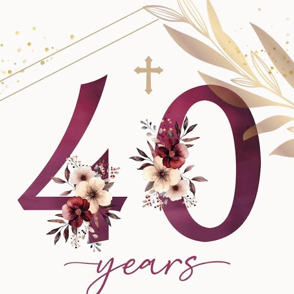 Burgundy Floral Alphabet & Numbers Clipart, Watercolor Floral Alphabet ...