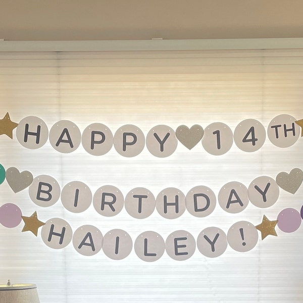 In My Birthday Era Banner Printable, Giant Friendship Bracelet Banner ...