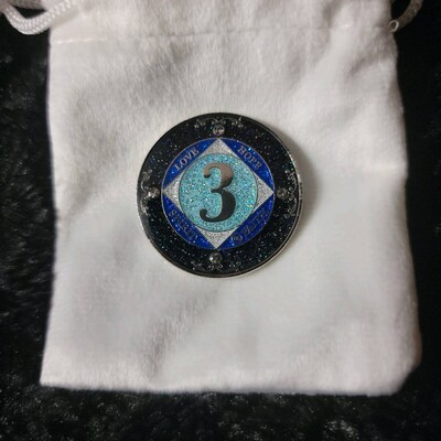 AA 24 Hours Silver Color Plated Coin Alcoholics Anonymous - Etsy