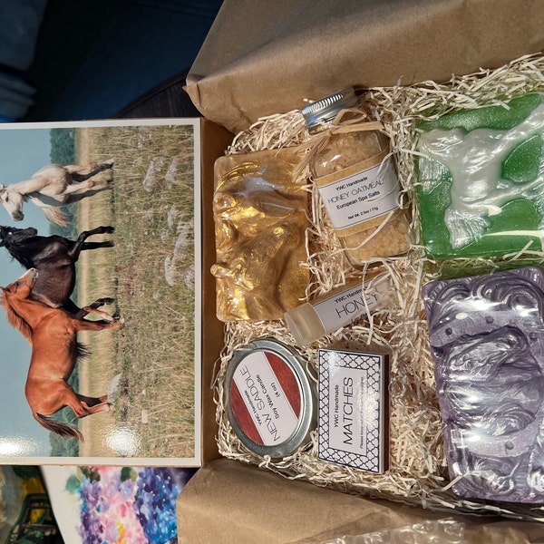 Equestrian Spa Gift Set for Horse Lover, Birthday Present, Tween, Girl ...