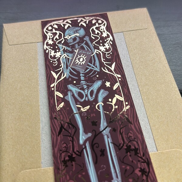 The Librarian Deluxe Bookmark (148x 52cm) Gold Painted Edges, Gothic ...