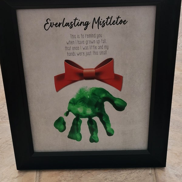 Everlasting Mistletoe Handprint / Baby Toddler Kids Art Craft / First ...