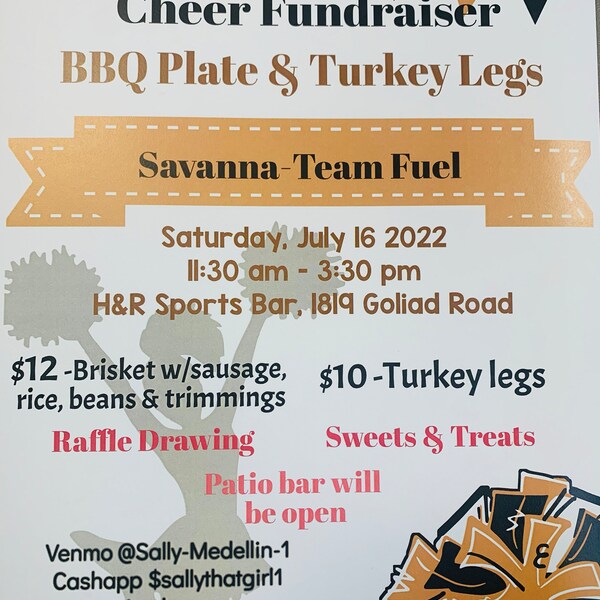 EDITABLE Cheer Fundraiser Flyer, Cheerleading Fundraiser, Printable PTA ...