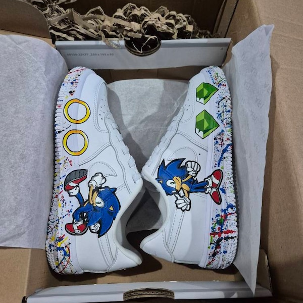 Sesame Street Elmo Cookie Monster Inspired Air Force 1 Trainers ...
