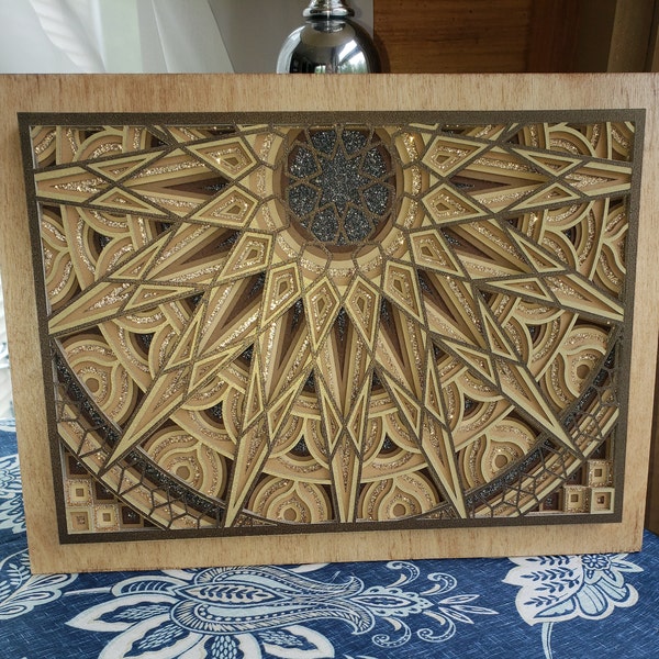 Torus Yantra, Layered Cut File, Svg, Png, Pdf, Dxf, Laser Art, Laser ...