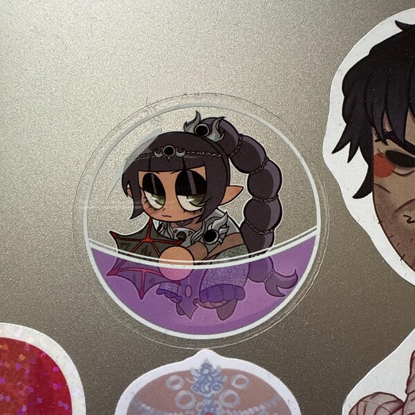 Baldurs Gate 3 BG3 Acrylic Gachapon Keychain Minthara Astarion Wyll ...