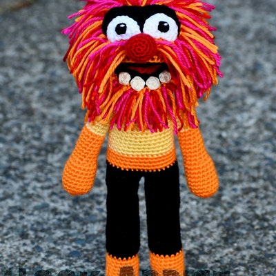 ANIMAL Muppet PDF Crochet Pattern the Muppet Show the Electric Mayhem ...