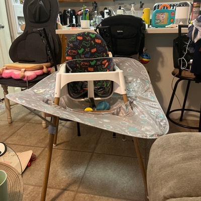 Kid'z Katch High Chair Food and Mess Catcher Splat Mat Accessory - Etsy