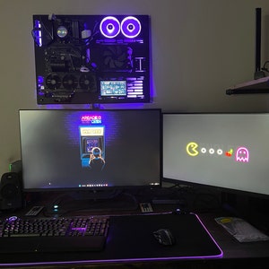 Wall Computer Dual Radiator, Wall Computer, Open Air Computer Case ...