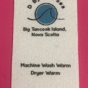 Your Logo on Cotton Tags Print Your Image on a Label Set - Etsy