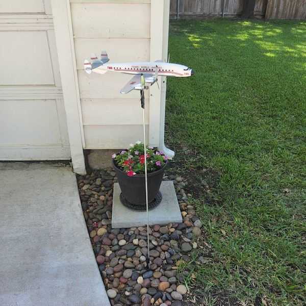 TWA Lockheed Constellation Wind Spinner Whirligig - Etsy