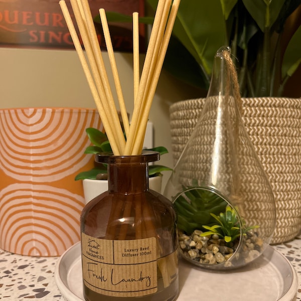 Reed Diffuser Apothecary Bottle 100ml | Handmade Long Lasting ...