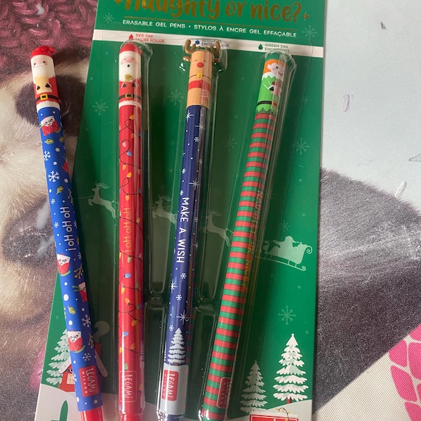 Stylo gel effaçable LEGAMI SANTA CLAUS - Édition limitée spéciale Noël ...