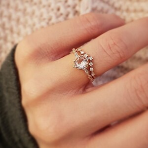 Rose Gold Wedding Band Stacking Rose Gold Wedding Band Stacking Wedding ...