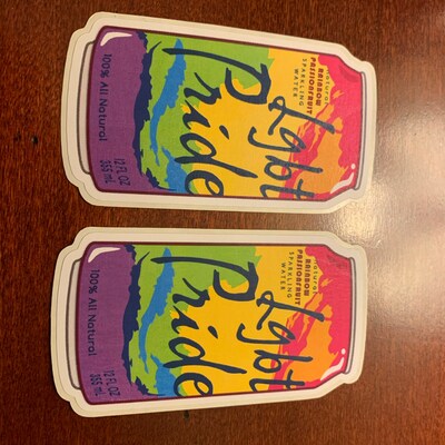 LGBTQ Pride La Croix Stickers Transgender Lesbian Bisexual Asexual ...