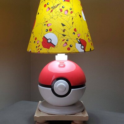 Pokémon Lamp Shade. Pikachu. Yellow. Shades Are 9.5 X 5 X 7 Tall - Etsy