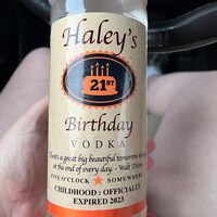 DIY Vodka Parody Bottle Label for Graduation Gift YOU Customize ...