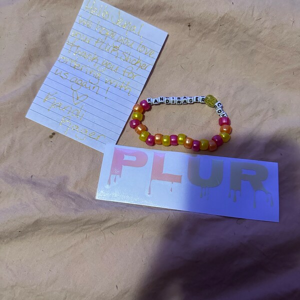 PLUR Vinyl Stickers - Peace, Love, Unity, Respect - Decals ...