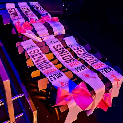 Megaphone Cheer 8th Grade Sash Cheer Sash 8th Grade Night Sash ...